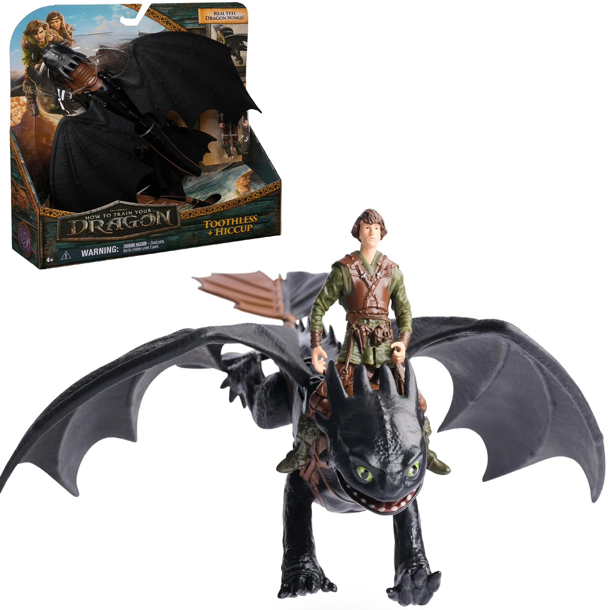 Дракон Беззубик и Иккинг "Как приручить дракона " - DreamWorks Dragons Toothless & Hiccup 6072587