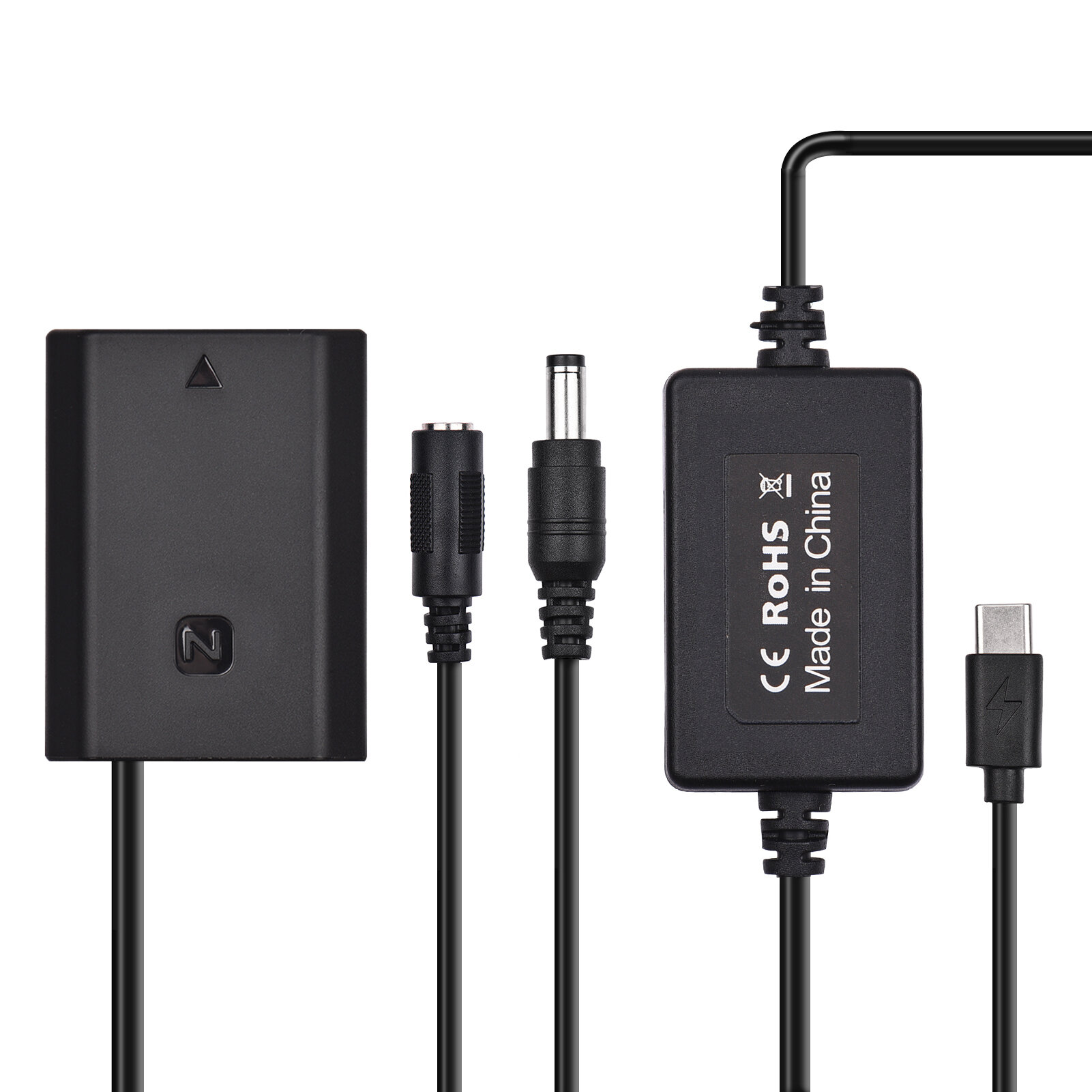 Кабель PD USB Type-C для подключения к муляжу батареи NP-FZ100 (замена разъема постоянного тока) для камер Sony Alpha A7S III A6600 A7 A7R IV A9 II A9R A9S