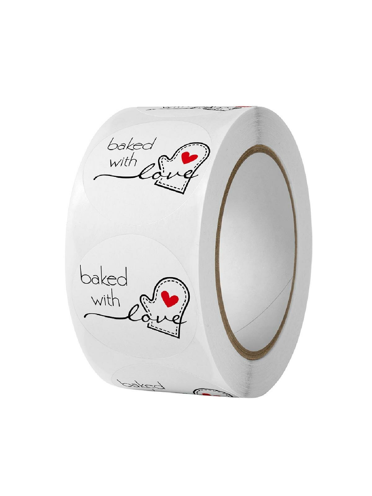 500 шт. / рулет, запеченные с любовью, клейкие наклейки, наклейки для упаковки хлеба и печенья