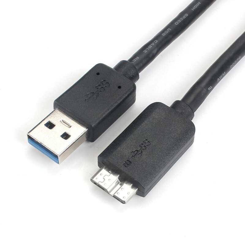 Кабель для подключения внешнего жесткого диска USB 2.0 AM to microB 2.0 cable 2.0 mobile hard drive connection cable, длина 0.6M, 1 шт.