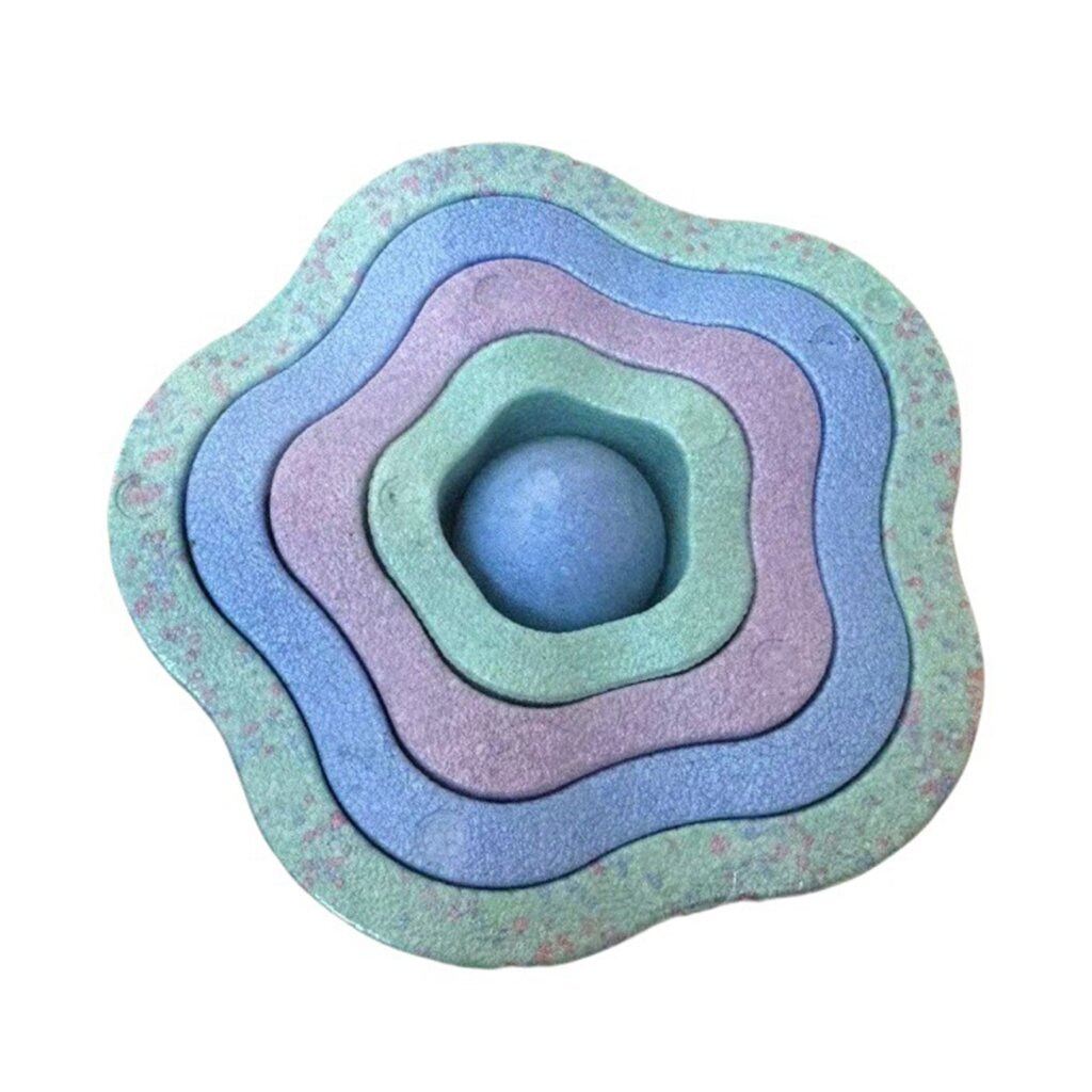 Балансировочный камень Балансировочная доска Блочный тренажер для тренировки баланса для детей и взрослых Способствует развитию координации и равновесия