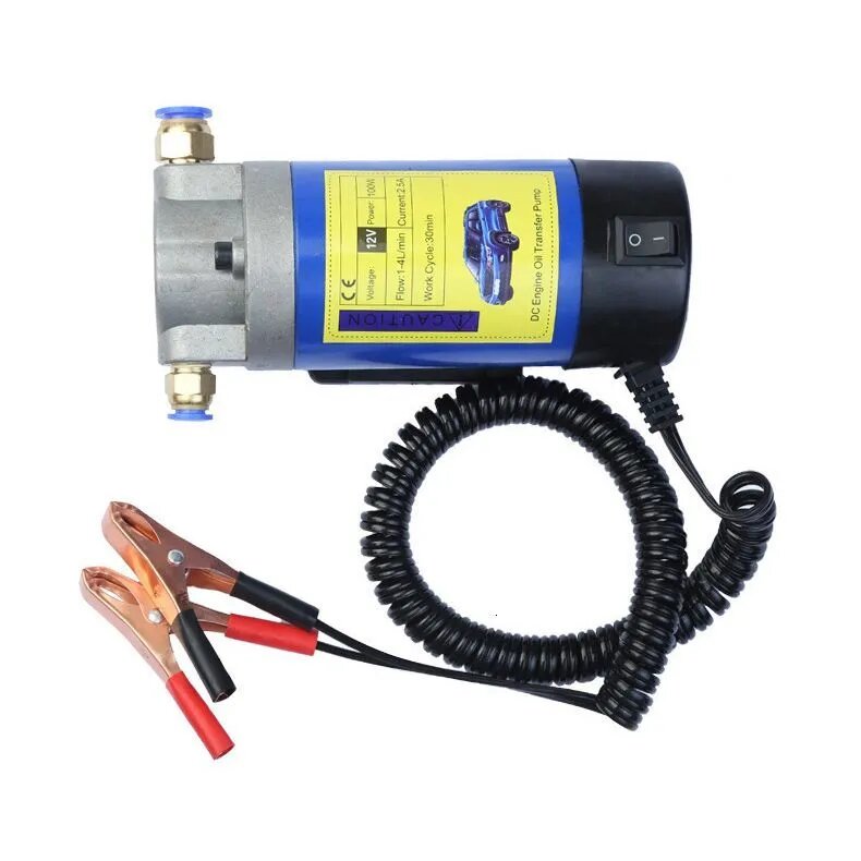 Насос Для Откачки Масла Через Щуп DC Engine Oil Transfer Pump 12V 100W