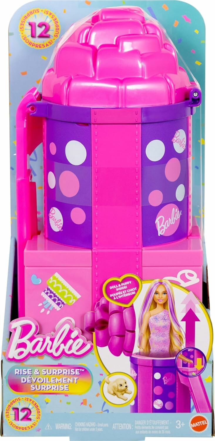 Кукла Barbie JKF66, с аксессуарами, с функцией смены цвета волос, с питомцем, 30 см