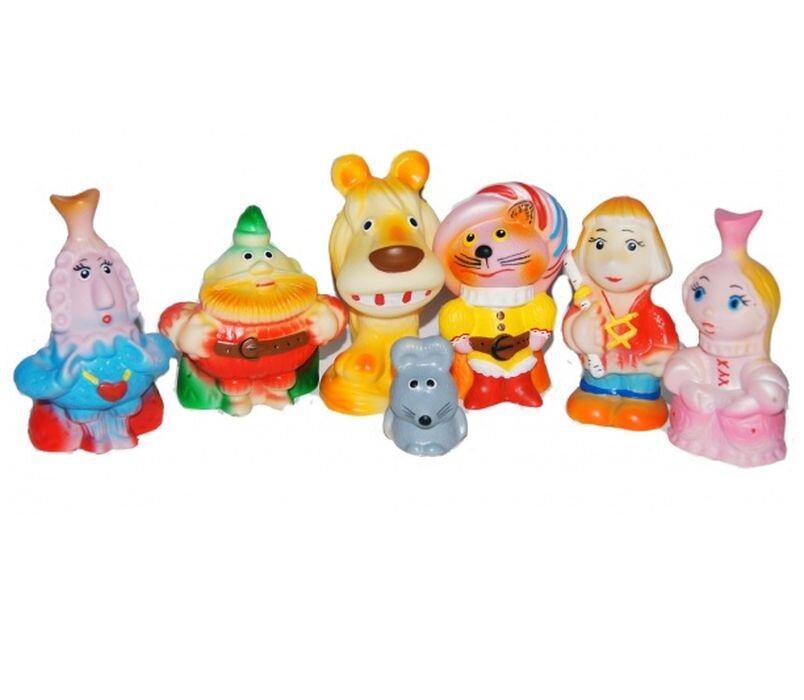 ПКФ Игрушки-Воронеж Набор Кот в сапогах (7 персонажей) СИ-107/СИ248/ с 3 лет