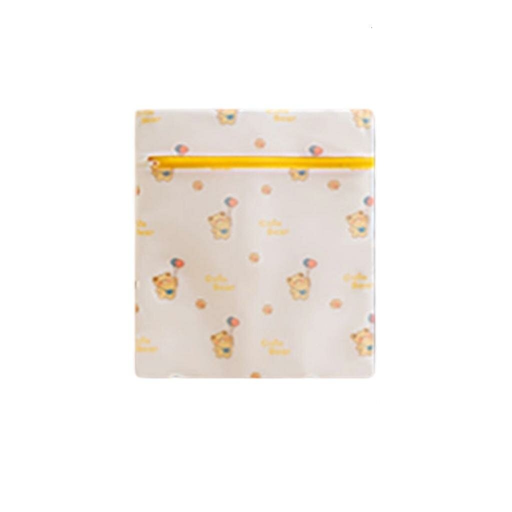 Сетчатый мешок для стирки из полиэстера с застежкой, Медведь из воздушного шара