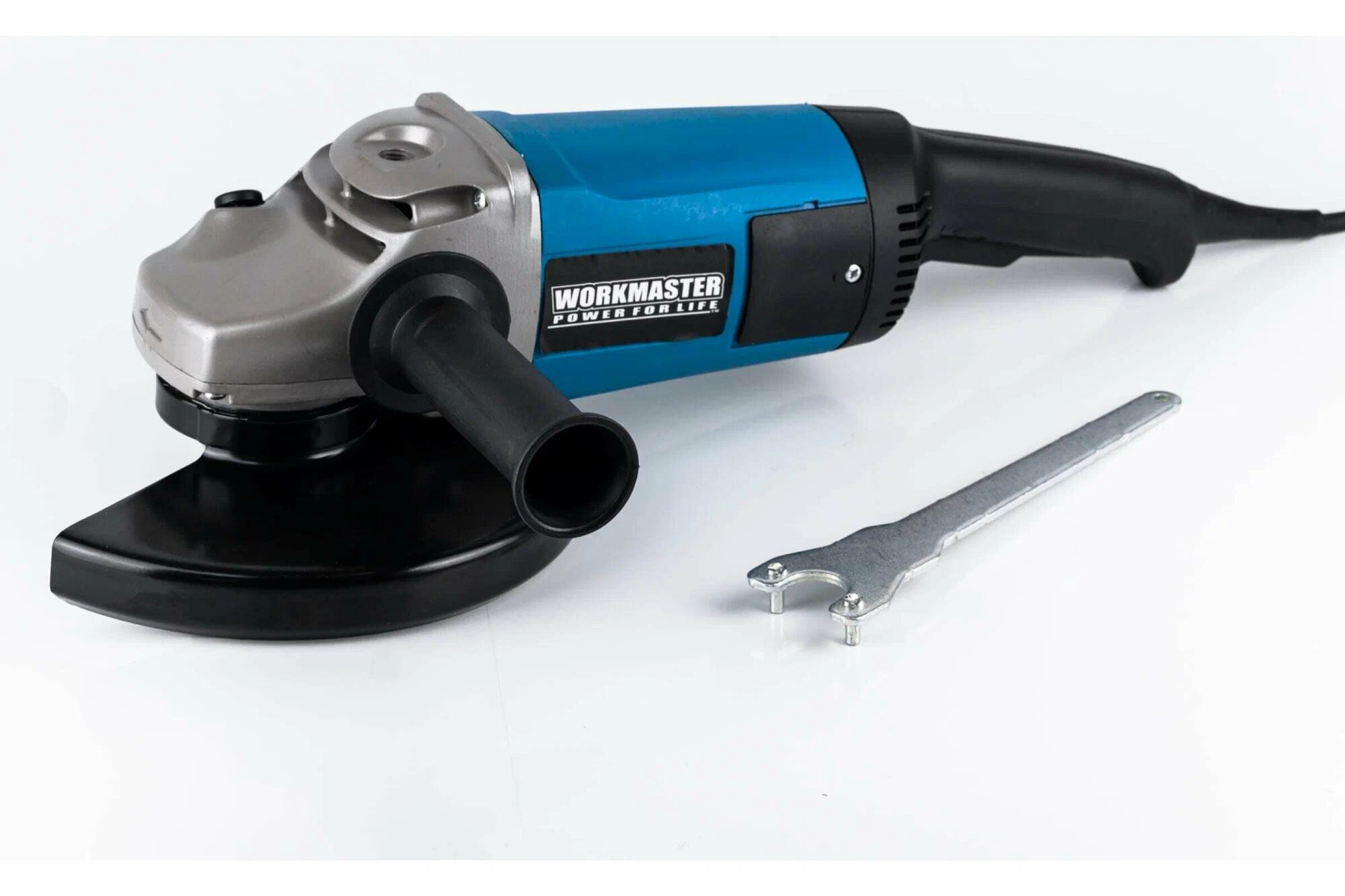 Шлифовальная машина Workmaster УШМ-230/2400, защитный кожух, трехпозиционная рукоять
