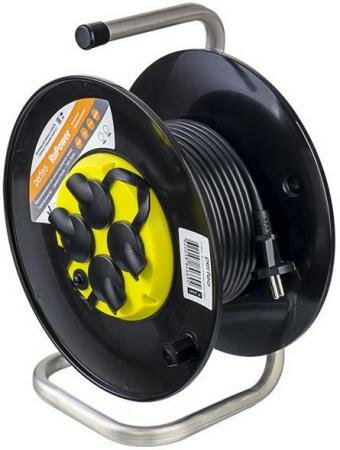 Perfeo удлинитель на катушке без заземления "RU POWER", PF_B4675 (40м 4гн с т/з 10А ПВС 2х1 IP44 (РБК16))