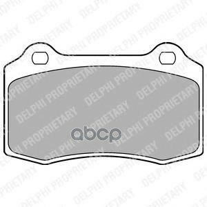 Колодки тормозные дисковые Delphi LP1700 дисковые Ford, Jaguar