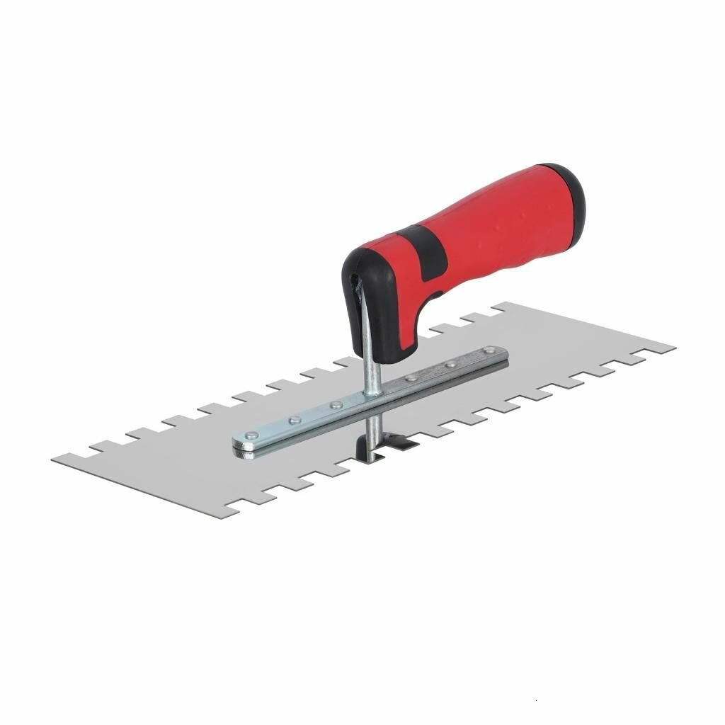 Шпатель из нержавеющей стали-1145S с левыми и правыми квадратными зубьями 10x10