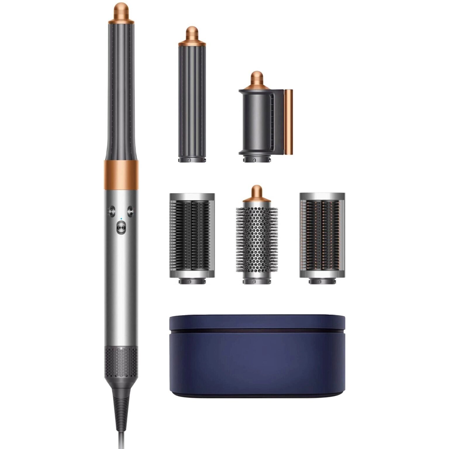 Фен-стайлер Dyson Airwrap complete long HS05 bright nickel/bright copper (никель/медь) EU (Вилка под наши розетки)