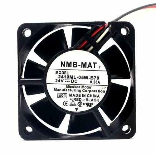 NMB 2410ML-05W-B79 24v 0.25A ATV61 Шнайдер инверторный вентилятор 6 см