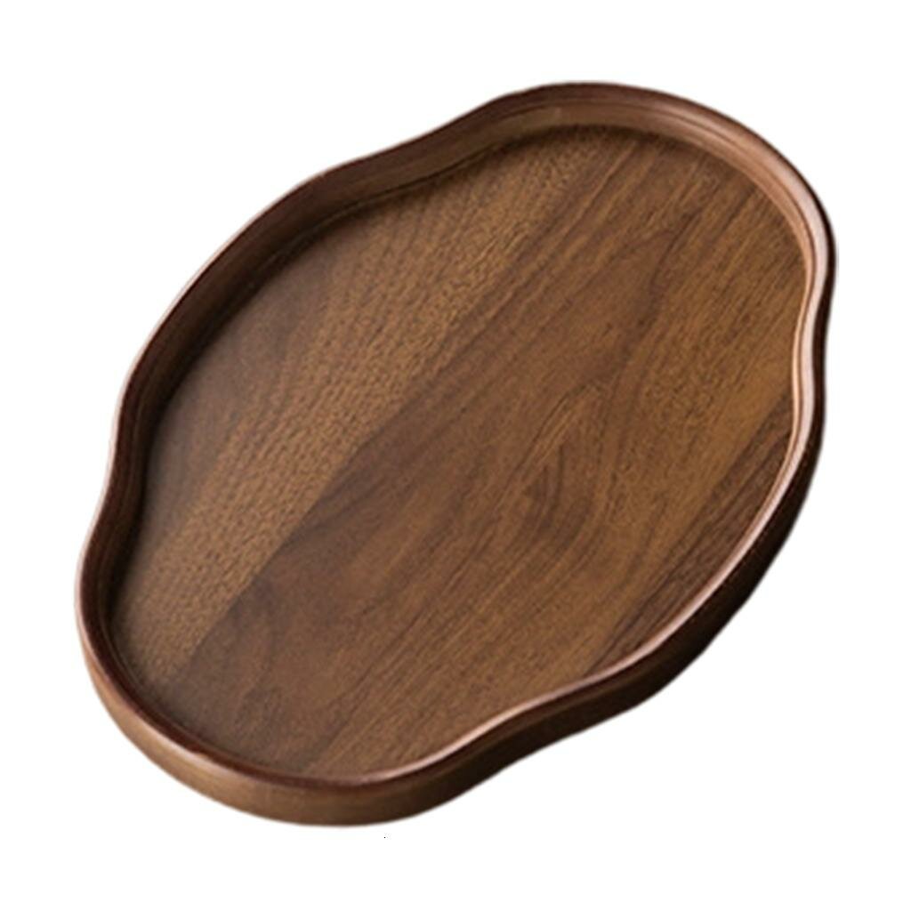 Деревянный поднос для еды и чая, L