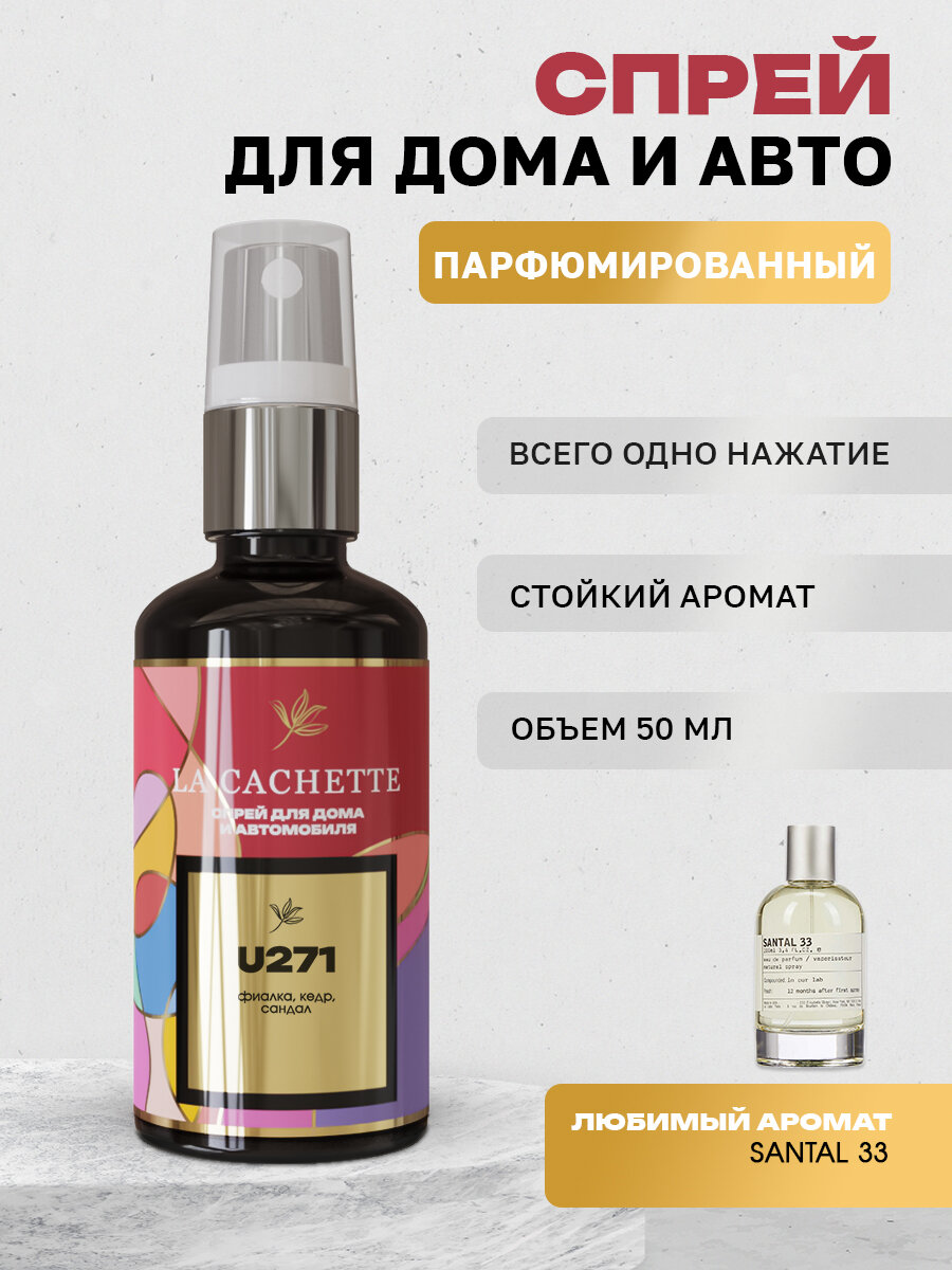 Парфюм для дома La Cachette U271 Santal 33, 50 мл