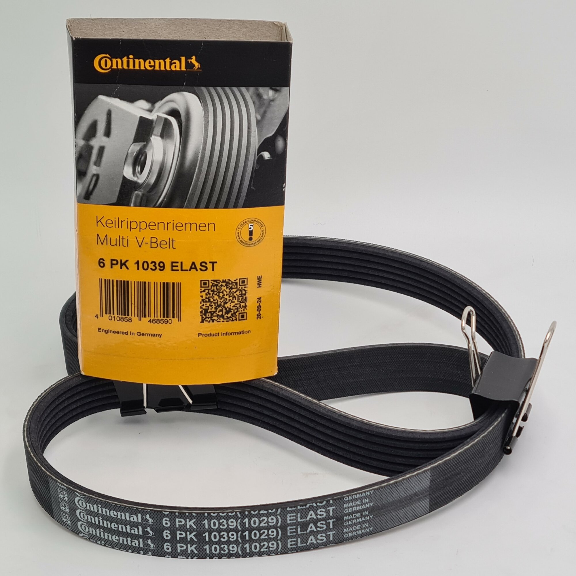 Приводной ремень Continental (Contitech) 6PK1039ELAST для VAZ (ВАЗ), LADA (лада)