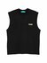 Топ BARROW Logo-print tank top, размер L, black/black