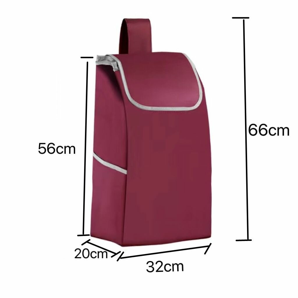 Тележка для покупок, тканевая сумка, водонепроницаемая большая сумка из оксфорда, ручная тележка, маленькая тележка, толстая сумка для тележки