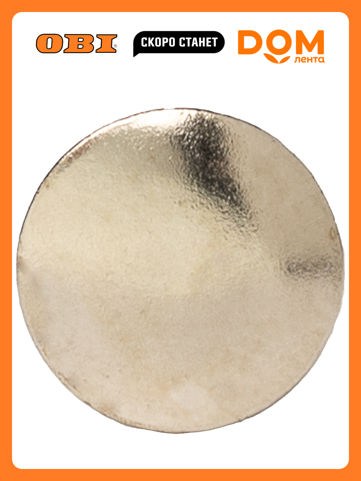 Гвоздь мебельный T10S, шляпка D10мм, L25мм, никель европартнер 20 шт 1