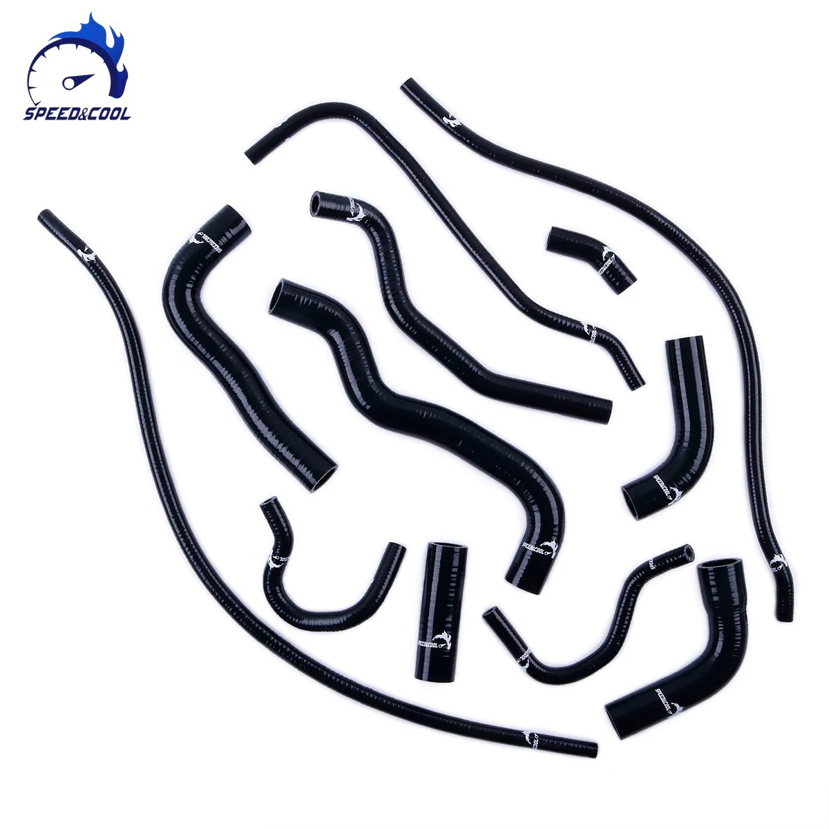 SPEED & COOL для Yamaha YZF 600 R6 5SL 2004 2003-2005 годов, комплект силиконовых шлангов охлаждающей жидкости радиатора для мотоцикла Белый, черный