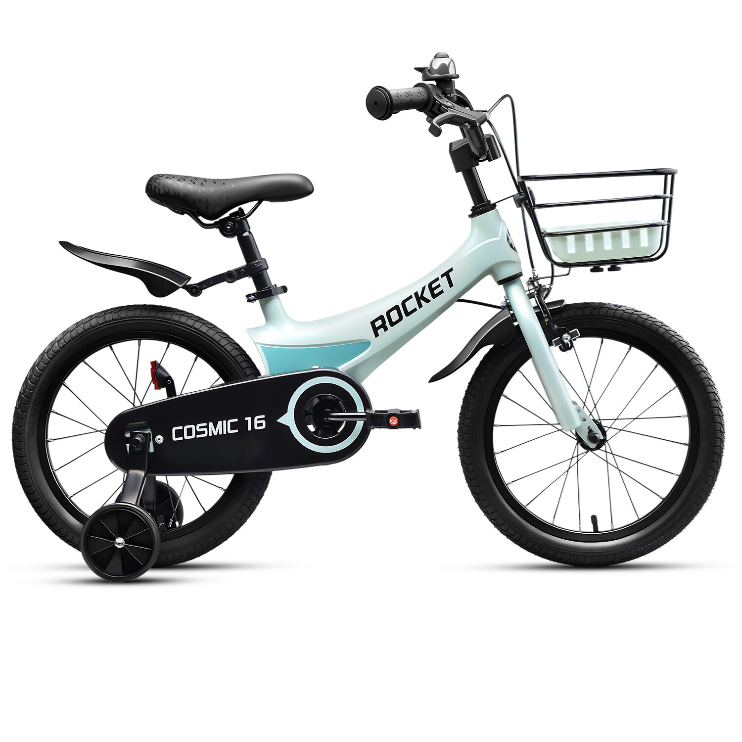 Велосипед 16" Rocket Cosmic, цвет бирюзовый, рост 110 - 125 см.