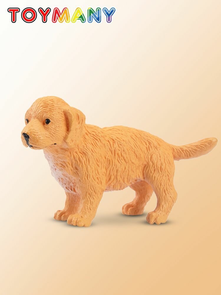 Toymany фигурка домашнего животного, Мини-Стоячий щенок золотистого ретривера, 55X21X32mm