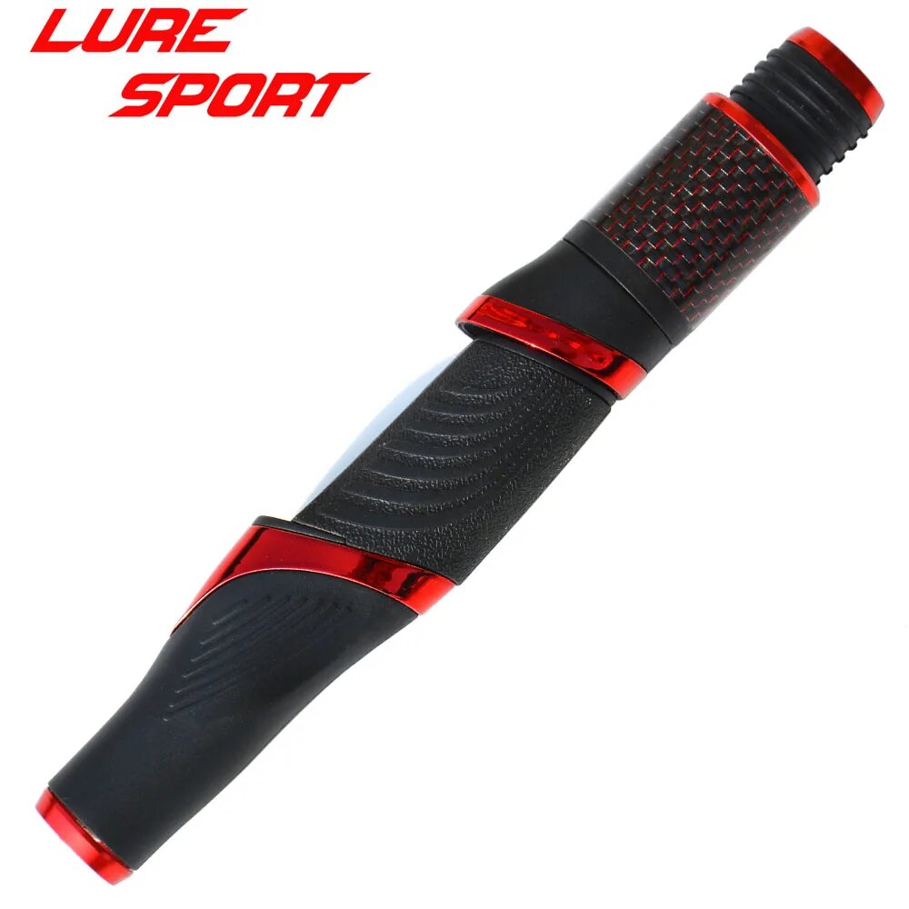 Luresport Резиновые катушкодержатели для удочек 2 шт. RedWithCarbonTube