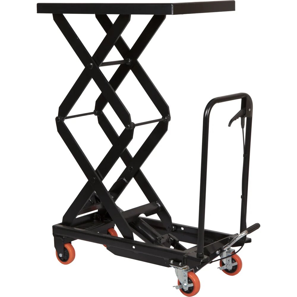 Подъемный стол WIEDERKRAFT WDK-84050X гидравлический платформенный с каучуковыми колесами класса промышленного