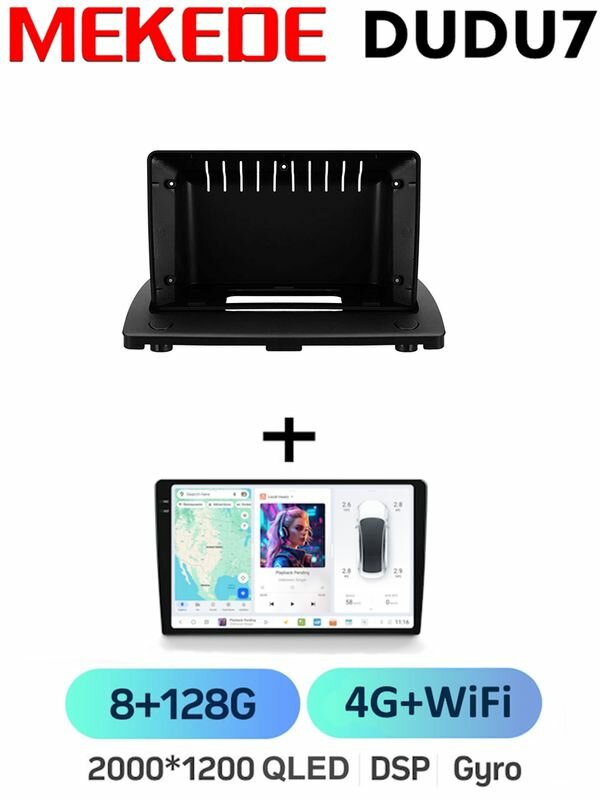 Магнитола 9" Mekede DUDU7 8/128 Gb для Volvo XC90 C 2002-2014 carpay Android