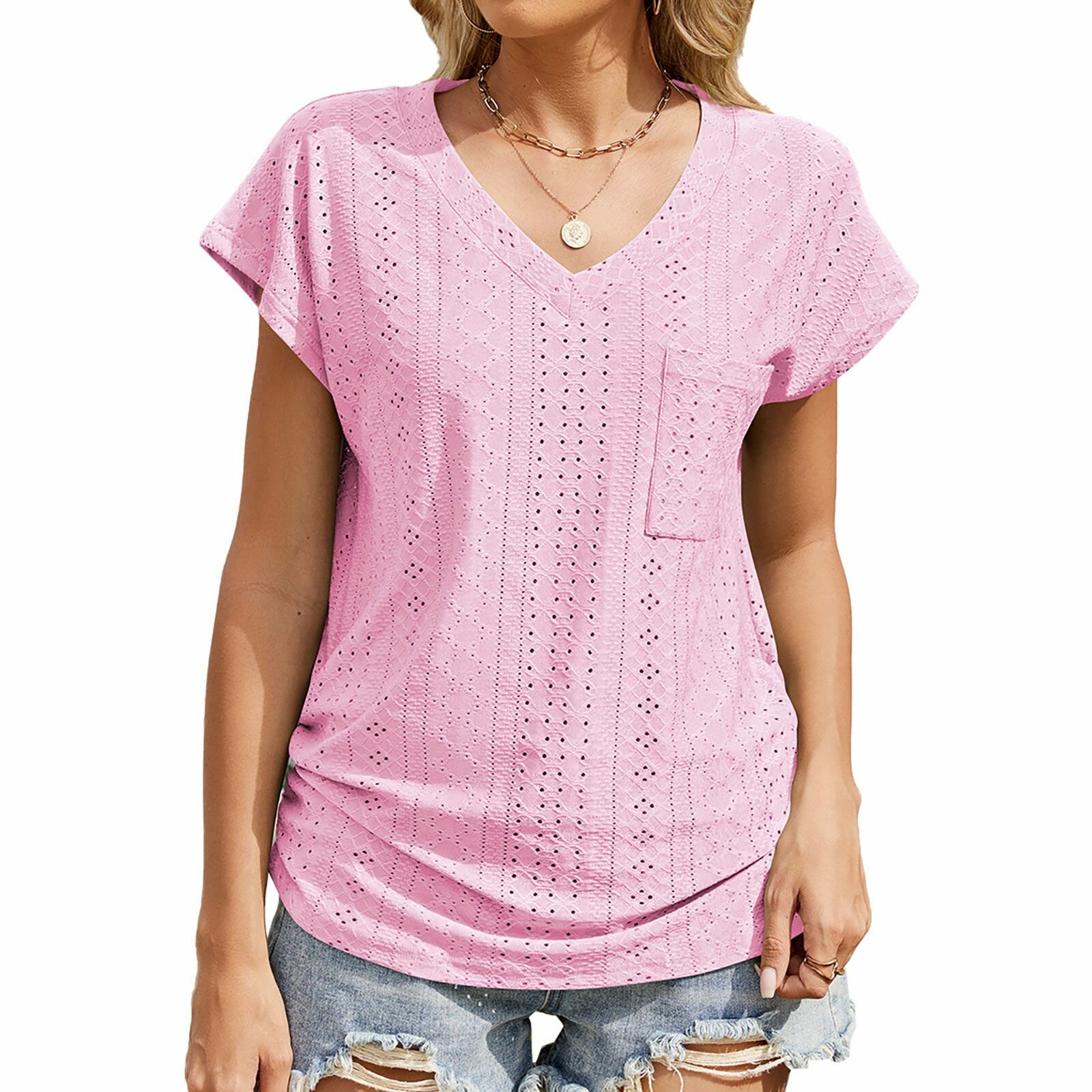 (Цельнокроеное) Новая женская однотонная сумка с круглым вырезом и коротким рукавом-футляром