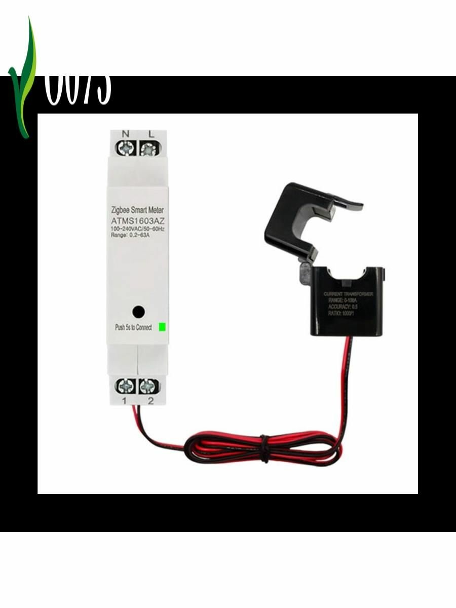 G1(A R I O) Умный Счетчик Энергии С Зажимным Трансформатором Тока Tuya Smart ZigBee На DIN-Рейку (63A)