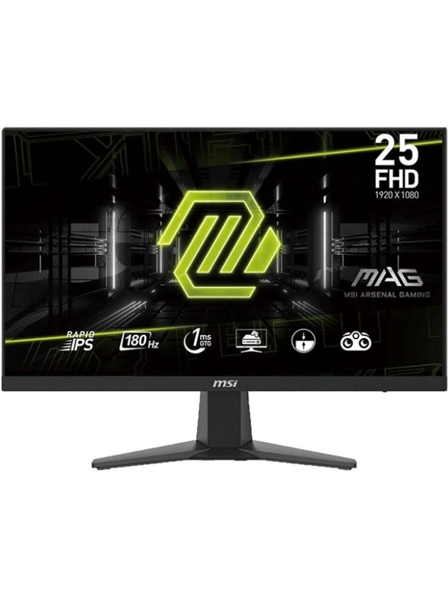 Монитор 24.5" MSI Mag 256F, 1920х1080, 180 Гц, IPS, черный (9s6-3bc11h-020)