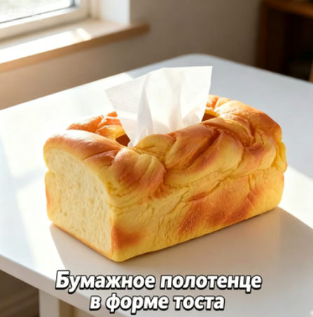 Подарок для любителей уюта: коробка для салфеток в хлебном дизайне