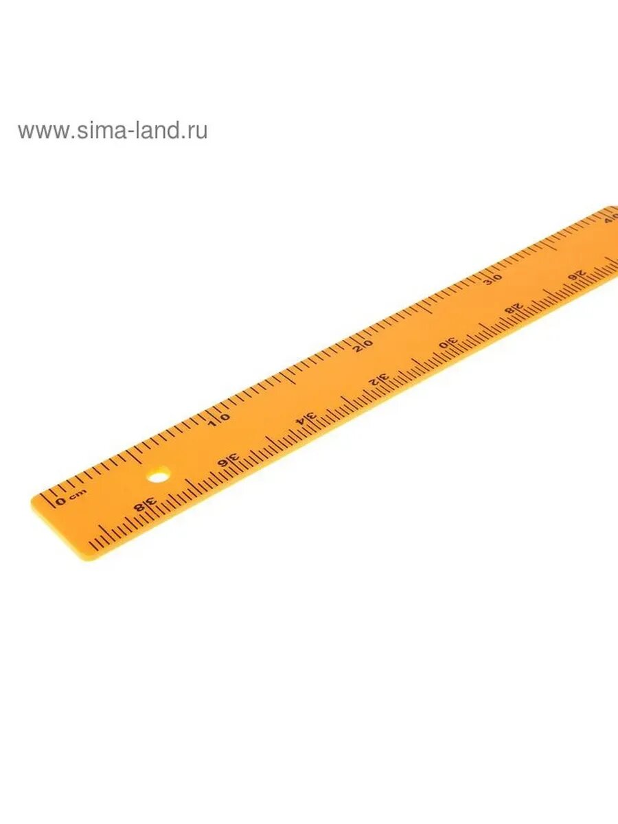 Яркая пластиковая линейка для школы 1 м