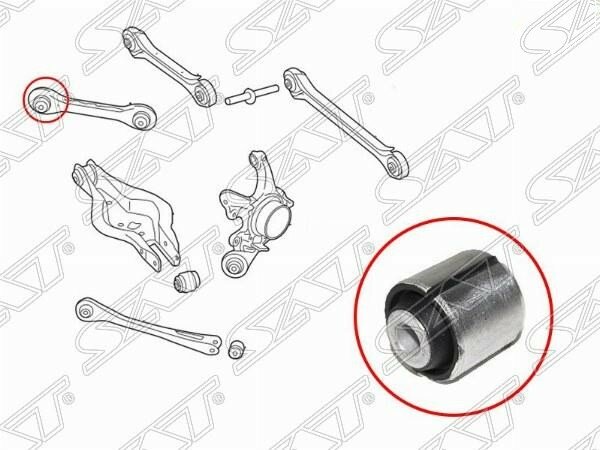 Сайлентблок SAT ST-33326792540B BMW 1-Series 11-19, 3-Series 11-19
