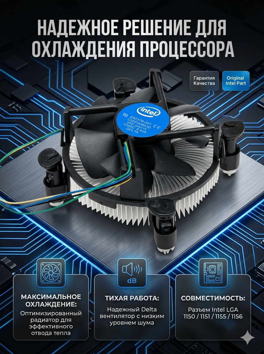 Кулер для процессора Intel E97378