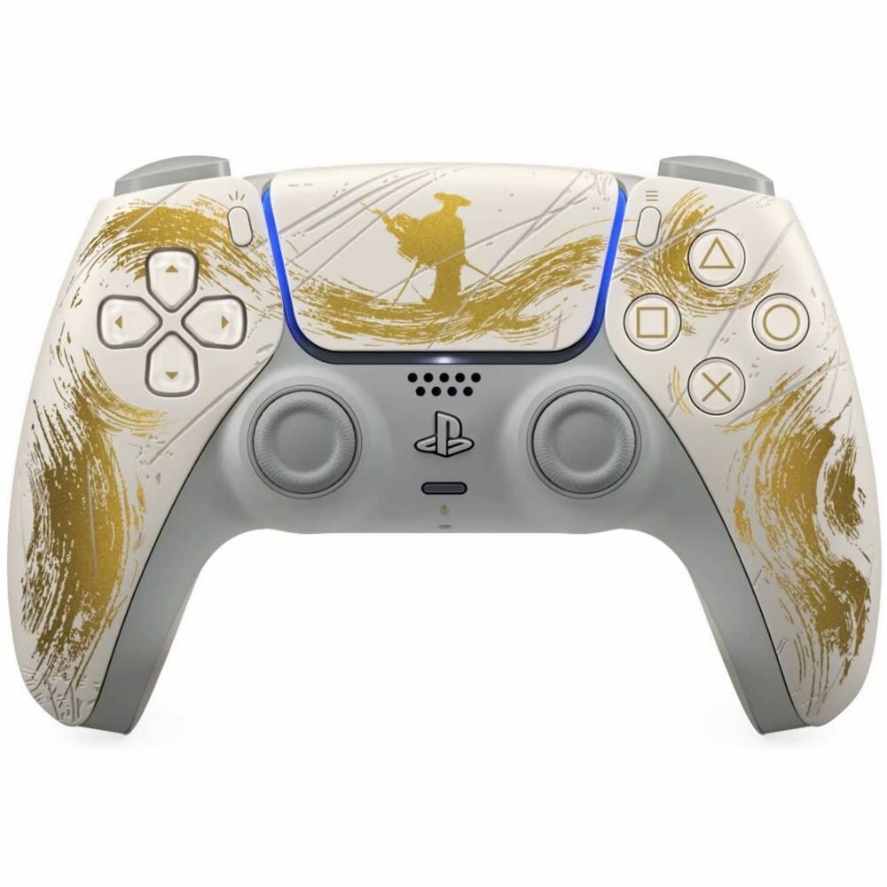 Геймпад Беспроводной геймпад Sony DualSense Gold Limited Edition (Ghost of Yotei), Bluetooth, золотой, белый