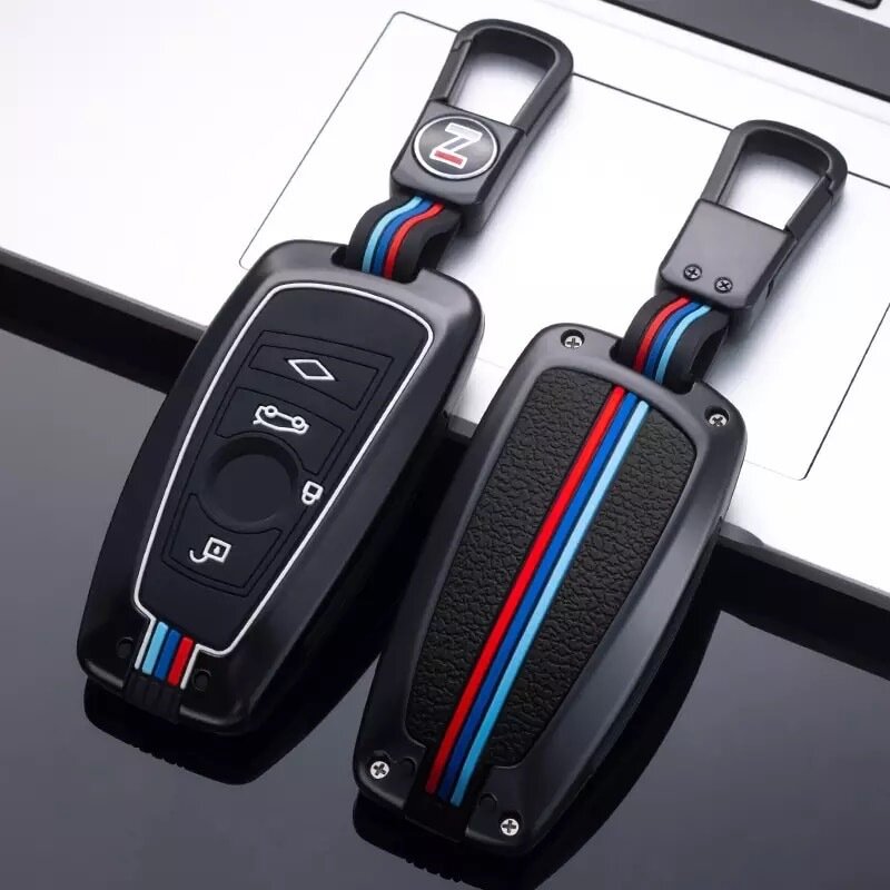 Чехол для ключа автомобиля BMW / БМВ F серии 4 кнопки black