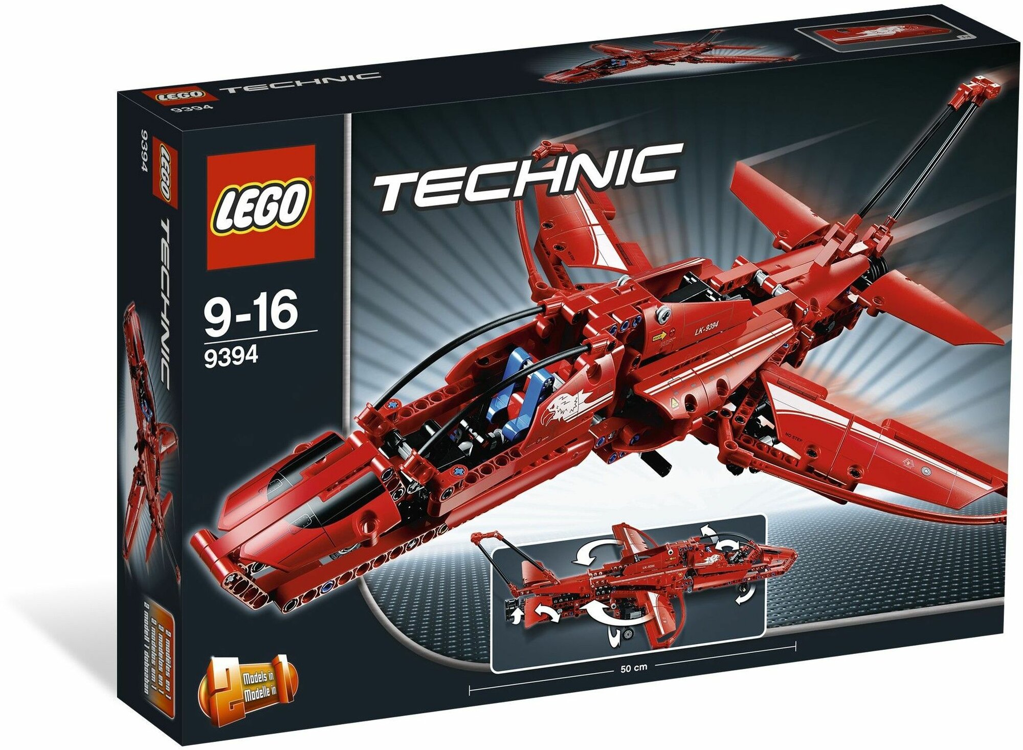 Конструктор LEGO Technic 9394 Реактивный самолёт