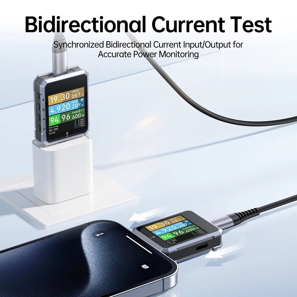 Тестер быстрой зарядки USB-C FNB-C2