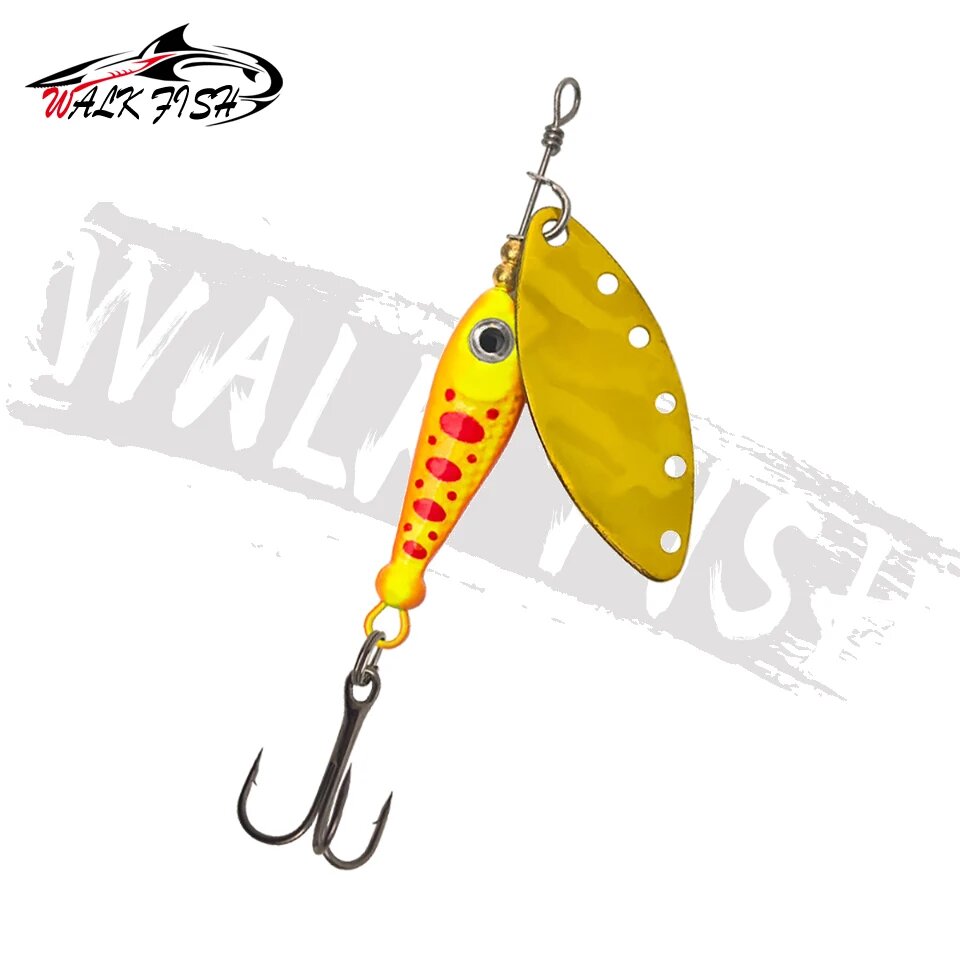 WALK FISH блесна-вертушка для ловли баса 7-18 г
