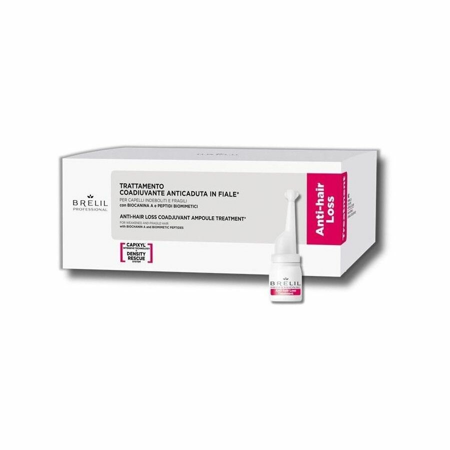Brelil Professional Лосьон против выпадения волос со стволовыми клетками и капиксилом Adjuvant Anti-Hairloss With Capixyl and Stem Cells Lotion, 10*6 мл