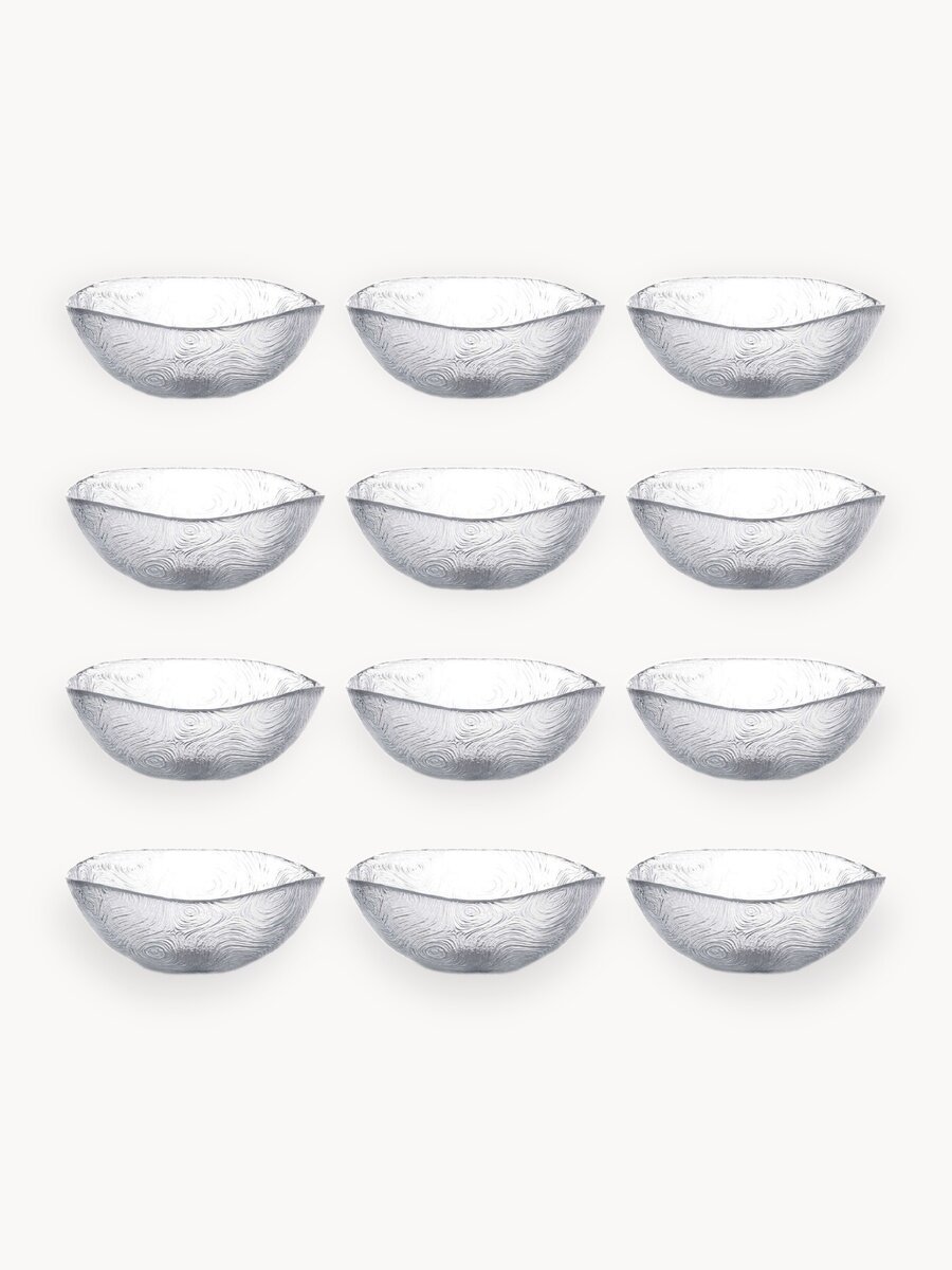 Салатники стеклянные 146 мм, набор 12 шт, Pasabahce, прозрачный