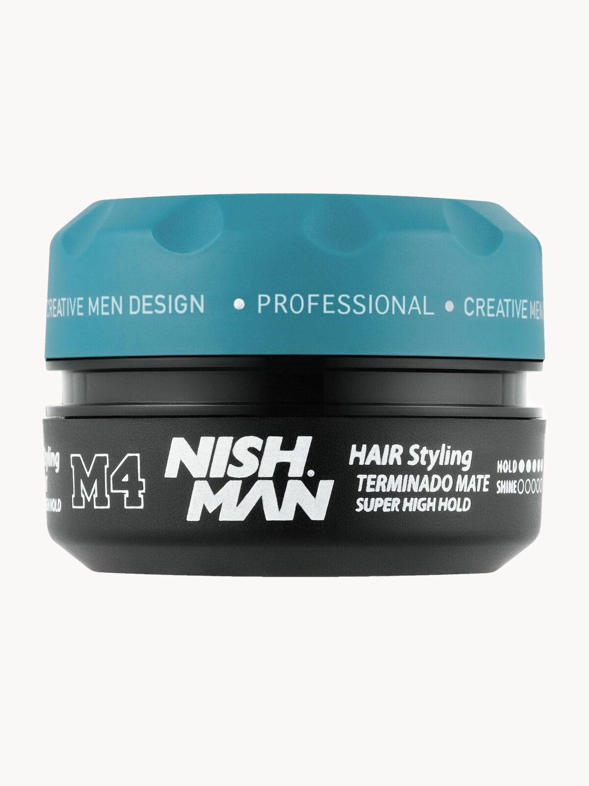 NISHMAN Глина для волос матовая сильной фиксации Matte Finish Super High Hold M4, 100 мл