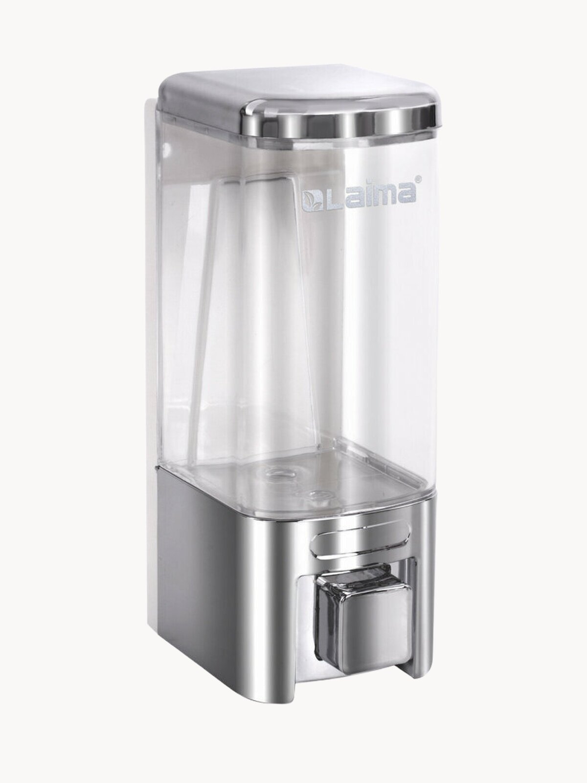 Диспенсер для жидкого мыла LAIMA, наливной, 0,48 л, хром, ABS пластик, 605053