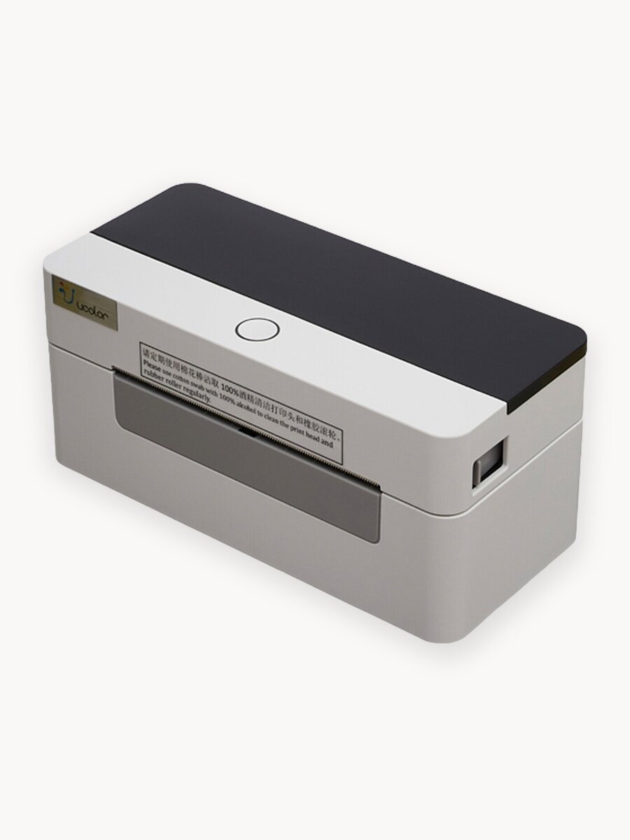 Термопринтер для этикеток Ucolor YC-D410 USB, 203 DPI, 118мм