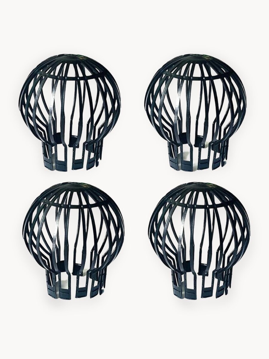 Фильтр листосборник НашЪ "Анти-Мусор", для водосточной системы, черный, 4шт