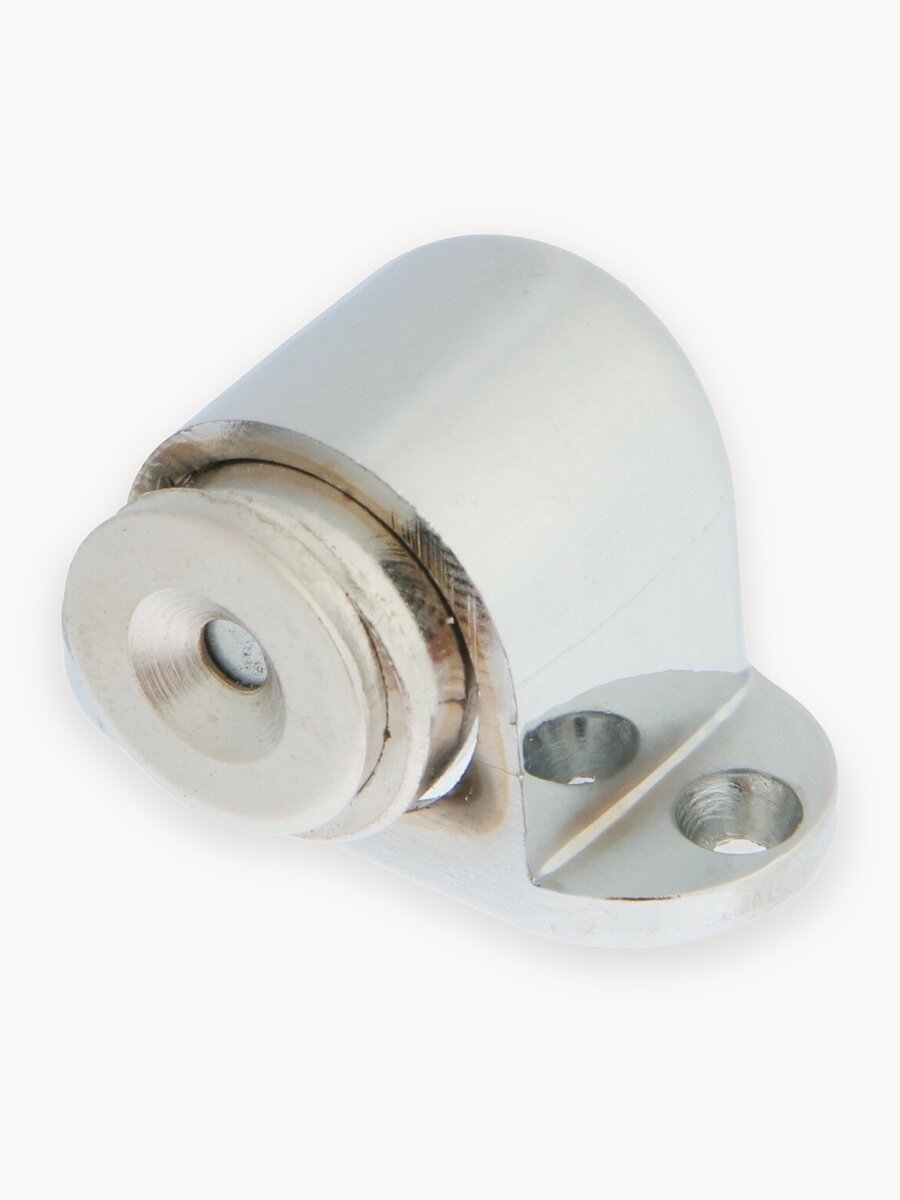 Упор дверной Тундра UM101CP, магнитный, хром, для защиты стен и мебели