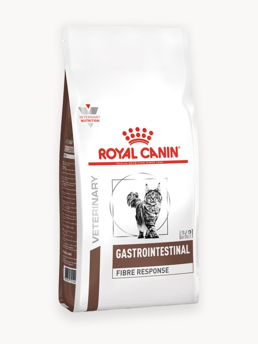 Сухой корм для кошек Royal Canin Gastrointestinal Fibre Response ветеринарный при запорах, 350 г