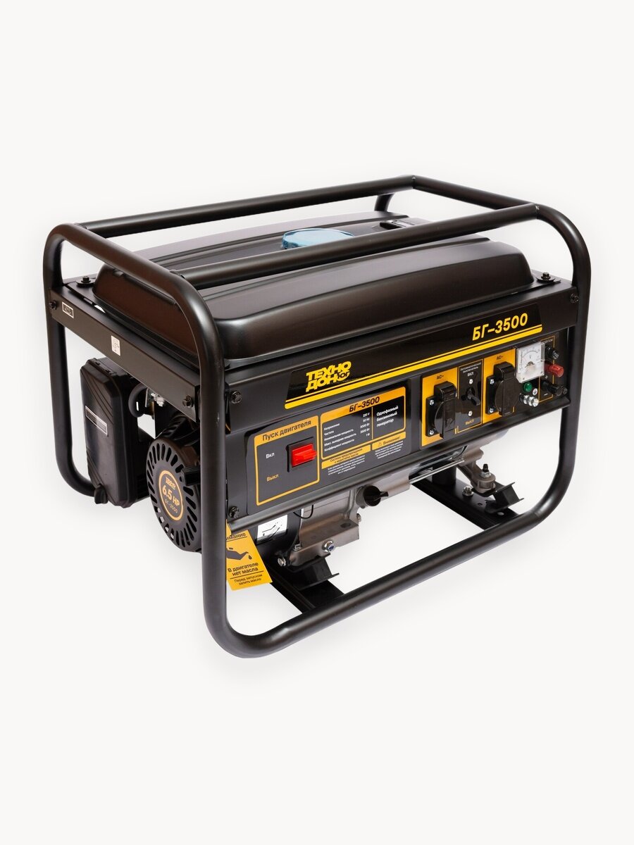 Бензиновый генератор Техно-Дон БГ-3500, ручной запуск, глушитель