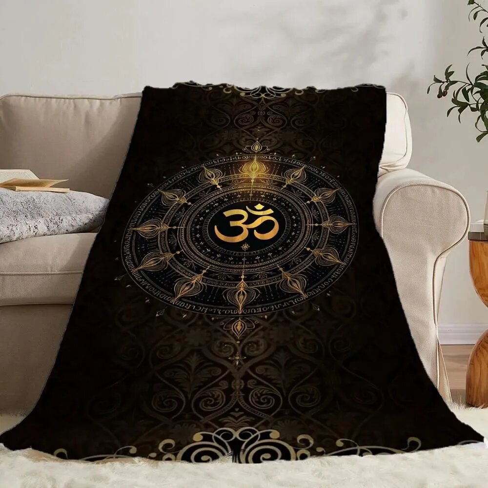 Плед 125x150 см из альпаки, вязаный, абстракция, семейный, цвет P1