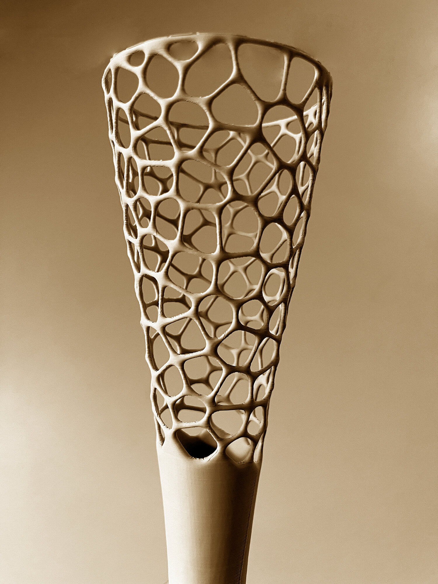 Ваза декоративная в стиле Вороного, 3D-печать, 3DOPRU арт. VASE-PR-463624